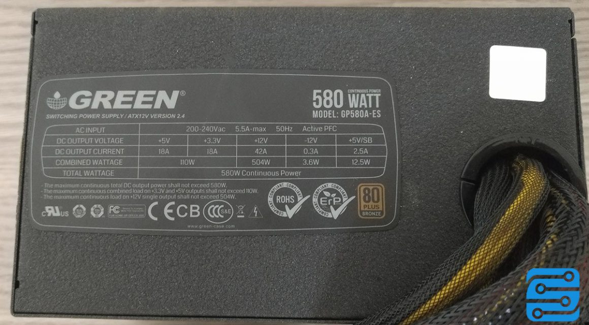 اختصاصی: بررسی پاور گرین GREEN GP580A-ES - سخت افزار مگ