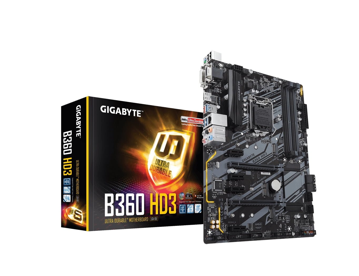 معرفی یک مادربرد جذاب برای ساخت سیستمی حرفه ای (مادربرد GIGABYTE B360 ...