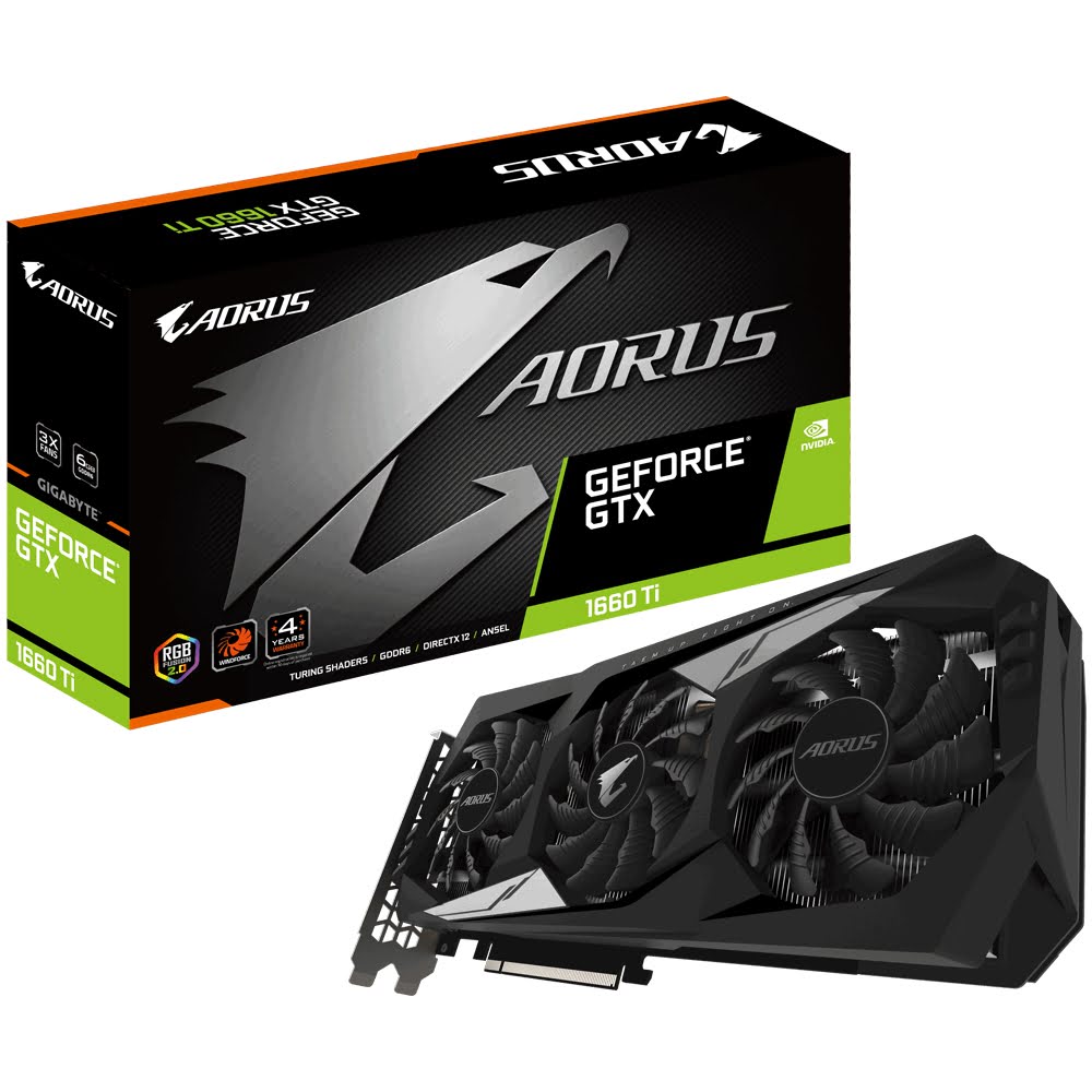 معرفی یک حرفه ای زیبا: کارت گرافیک AORUS GeForce GTX 1660 Ti 6G - سخت ...