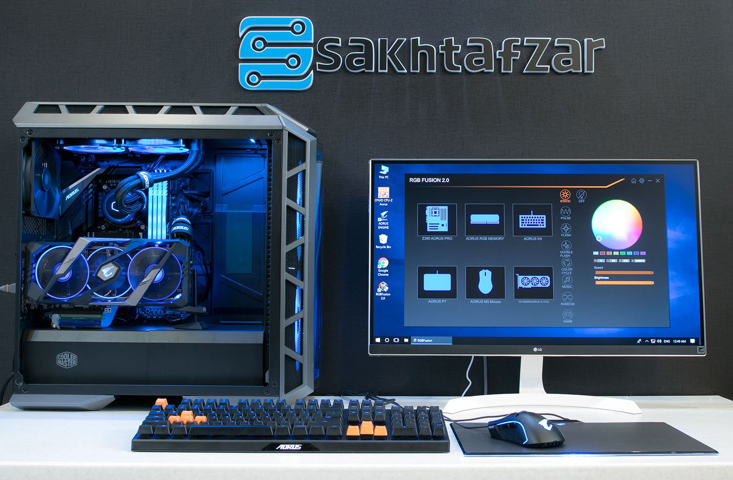 نورپردازی RGB کامپیوتر های گیمینگ گیگابایت به همراه ویدیو از GIGABYTE ...