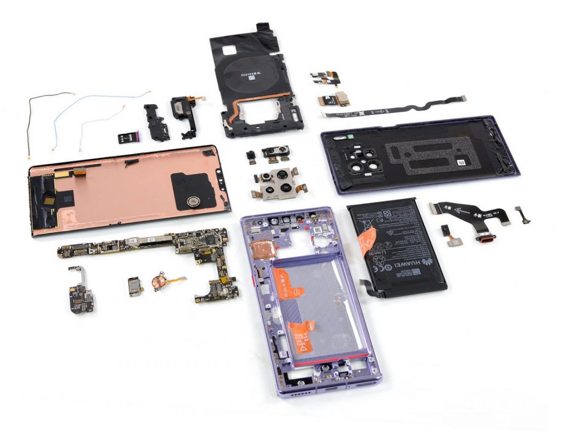 به تایید وب‌سایت iFixit گوشی Huawei Mate 30 Pro راحت‌تر از رقبا تعمیر ...