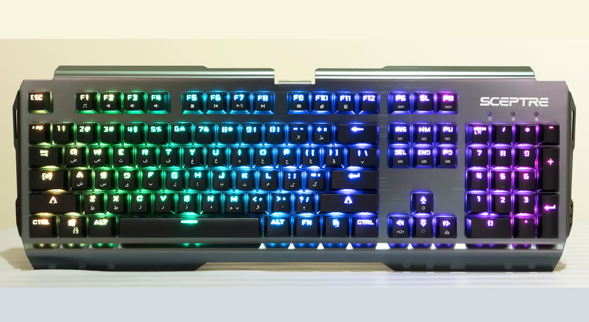 بررسی کیبورد مکانیکی گیمینگ اسکپتر Sceptre KeyPro - سخت افزار مگ