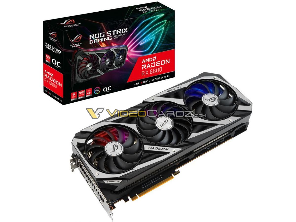تصاویر جدید RX 6800 XT ROG STRIX و Gigabyte GAMING OC - سخت افزار مگ