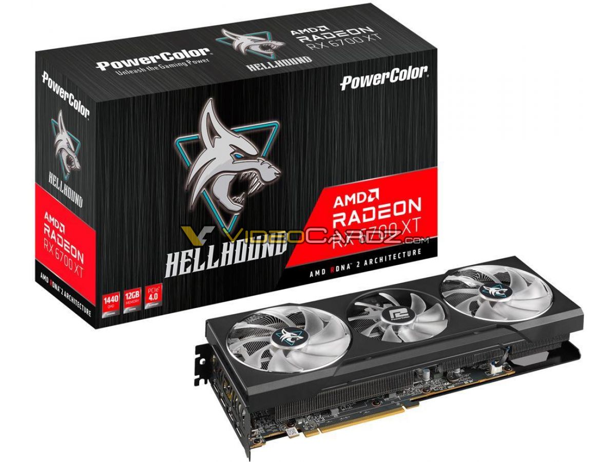 تصاویر PowerColor Radeon RX 6700 XT Hellhound منتشر شد - سخت افزار مگ