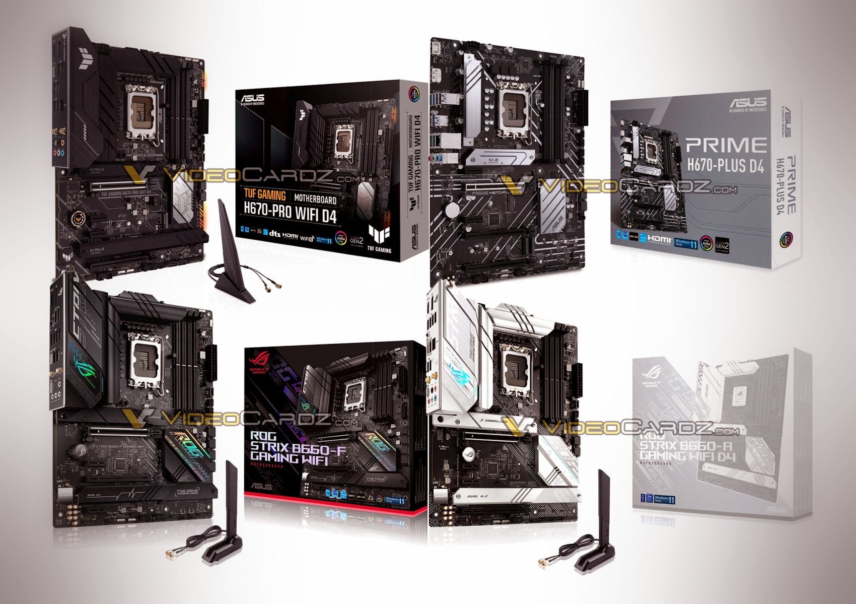 انتشار اولین تصاویر از مادربردهای H670 و B660 ایسوس - سخت افزار مگ