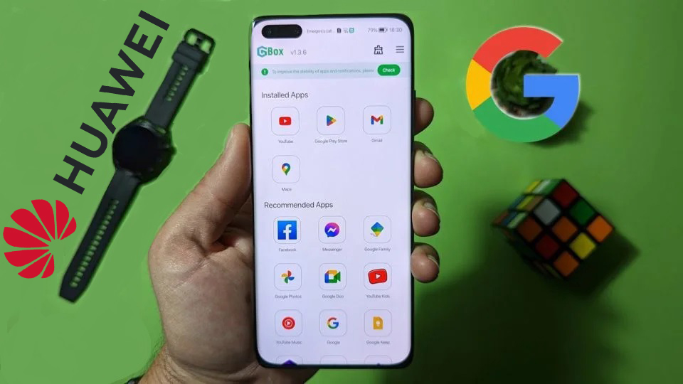 آموزش نصب گوگل پلی و سرویس های گوگل در گوشی های هواوی با اپلیکیشن GBox ...