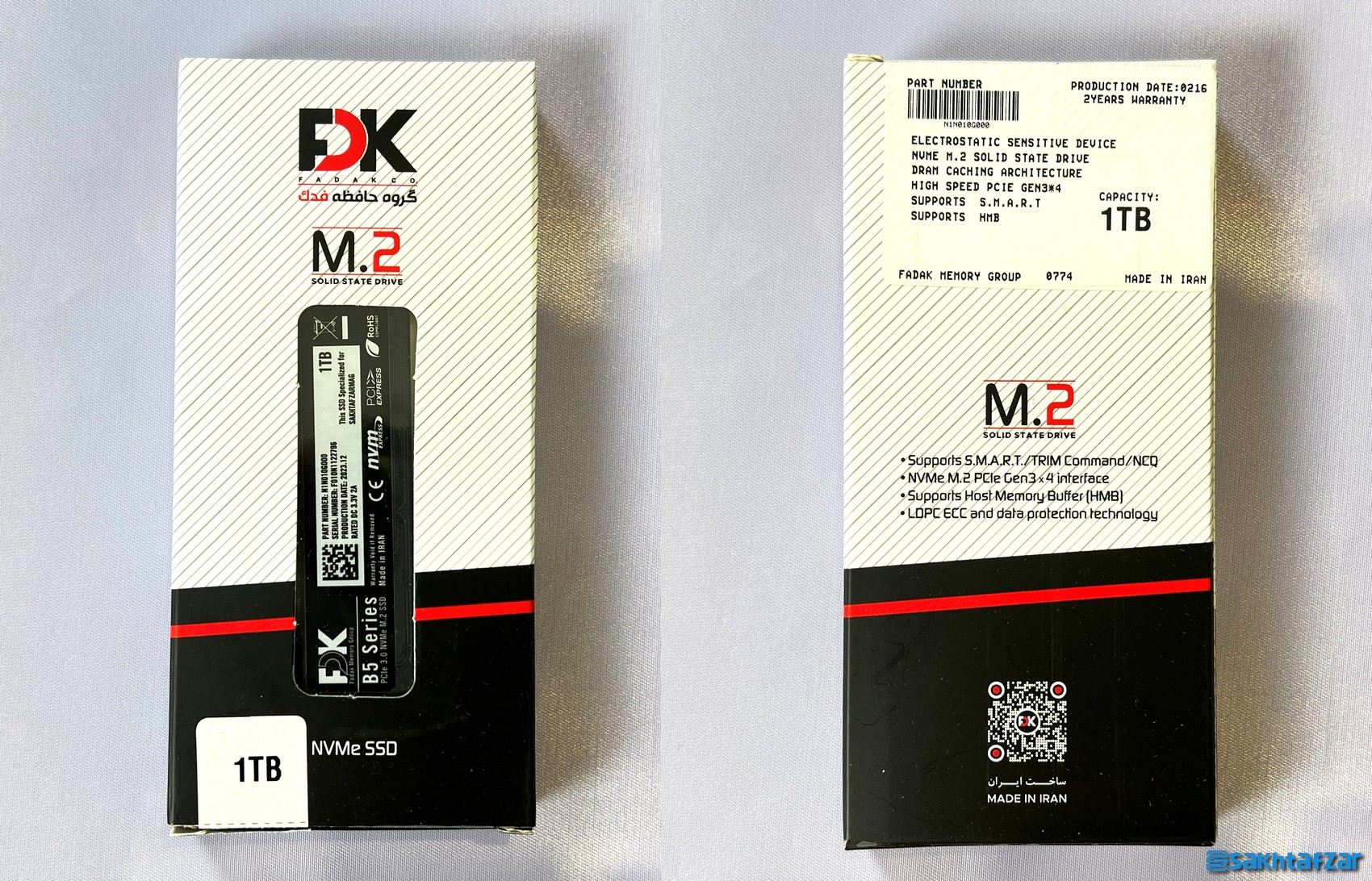 بررسی حافظه SSD فدک FDK B5 SERIES M.2 1TB - سخت افزار مگ