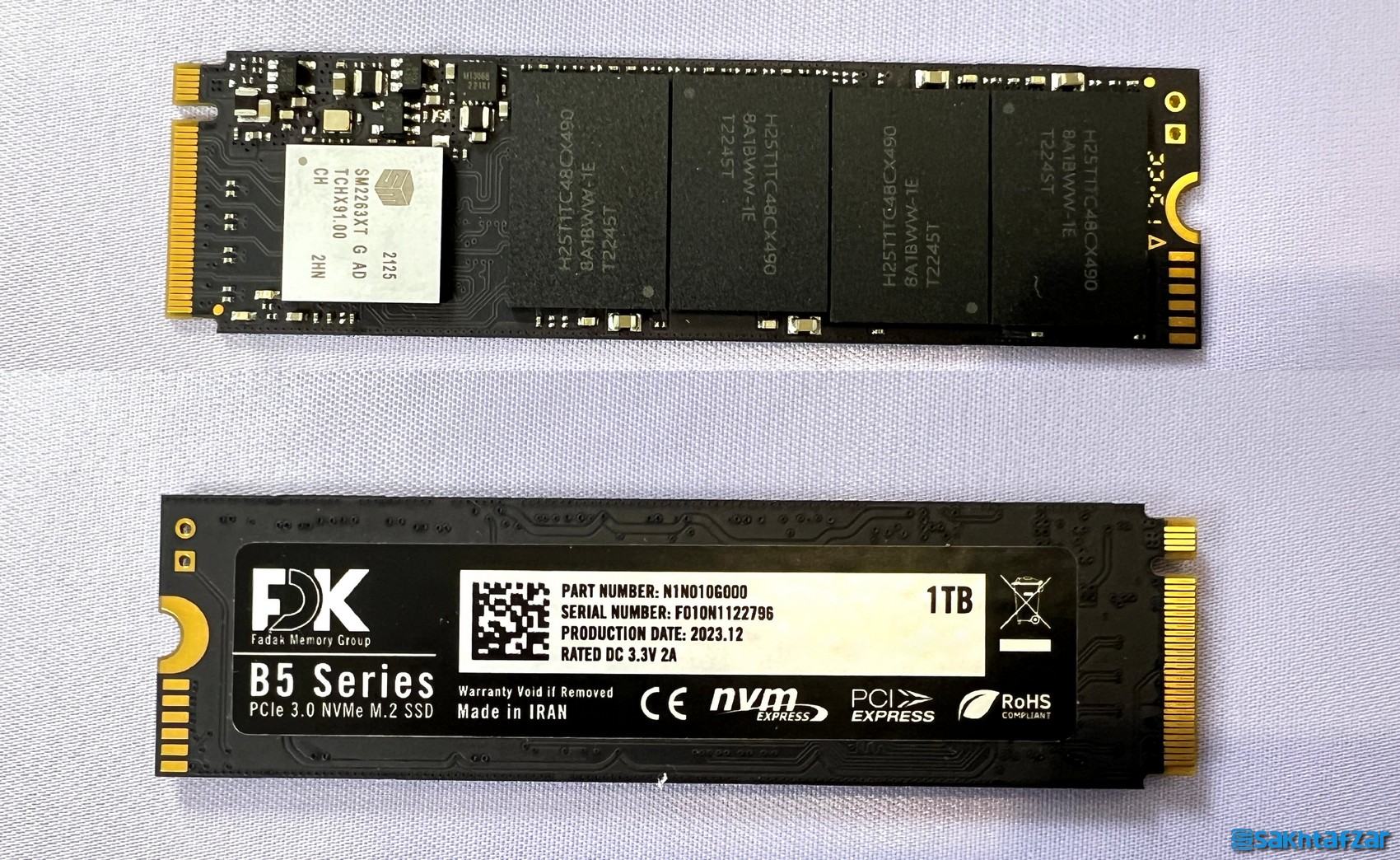 بررسی حافظه SSD فدک FDK B5 SERIES M.2 1TB - سخت افزار مگ