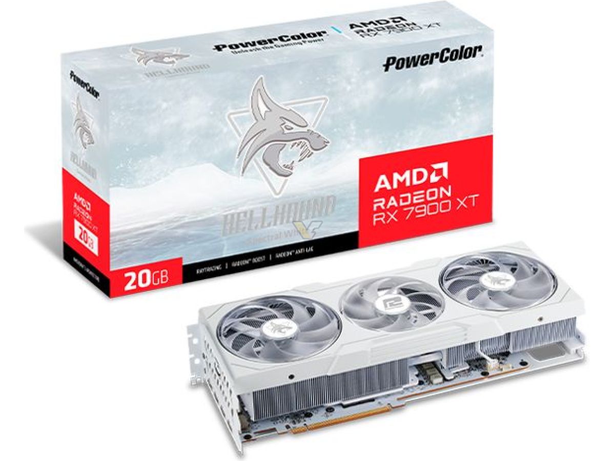 شاهکار در طراحی: PowerColor RX 7900 XT Hellhound Spectral White معرفی ...