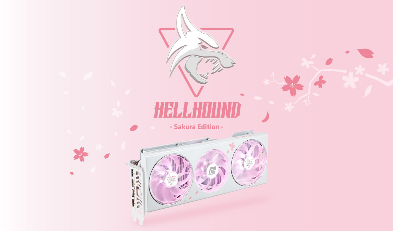 رونمایی از کارت گرافیک Hellhound Radeon RX 7800 XT Sakura: طراحی سفید و ...