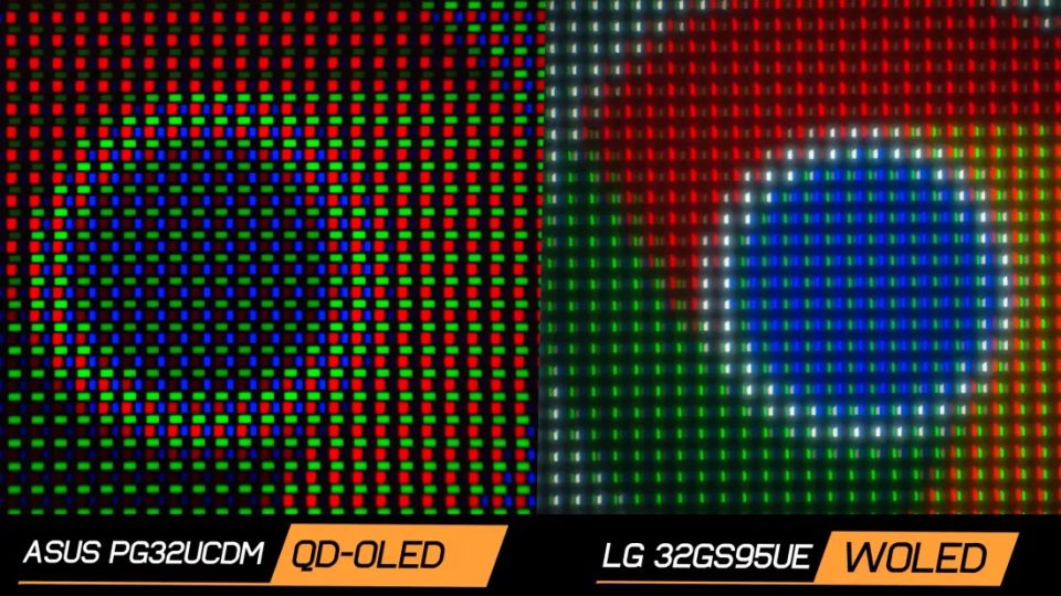 پنل QD-OLED در مقابل WOLED، کدام یک بهترین انتخاب است؟ - سخت افزار مگ