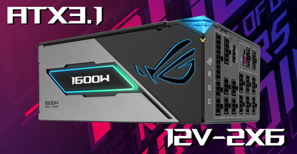 ایسوس از منبع تغذیه ROG THOR 1600W Titanium III با صفحه نمایش OLED ...