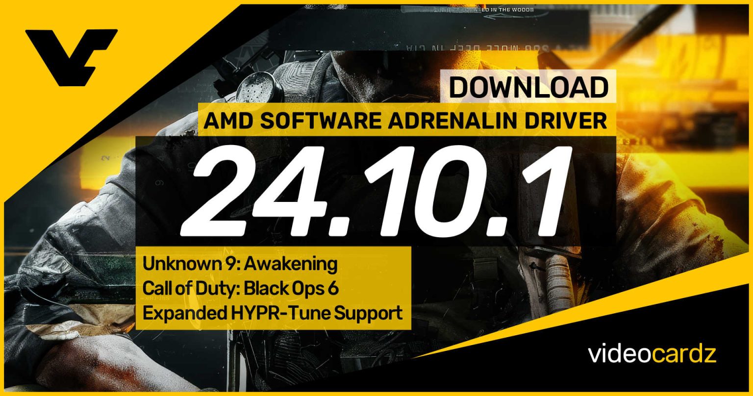 درایور AMD Adrenalin 24.10.1 برای کارت‌های گرافیک Radeon منتشر شد: پشتیبانی از Call of Duty ...