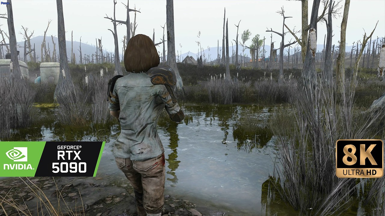 انقلاب بصری در بازی Fallout 4 با Ray-Tracing و کارت گرافیک RTX 5090 ...