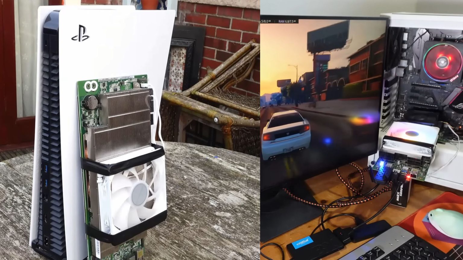 کارت گرافیک AMD BC250 مبتنی بر PS5؛ اجرای GTA V و Cyberpunk 2077 با 120 ...