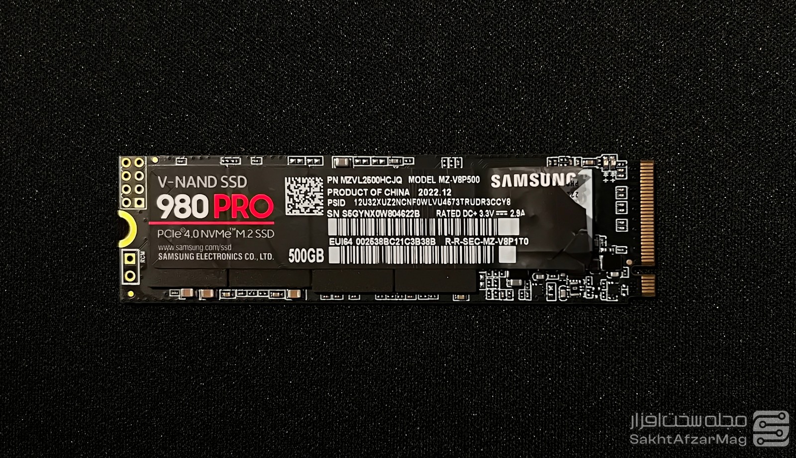 بررسی حافظه SSD تقلبی SAMSUNG 980 PRO - سخت افزار مگ حافظه تقلبی ...